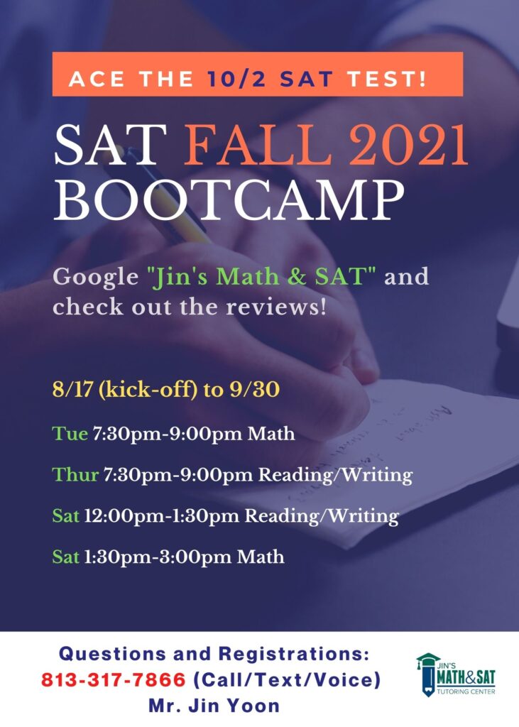 JIN’S MATH & SAT TUTORING CENTER – Test Prep and Subject Tutoring